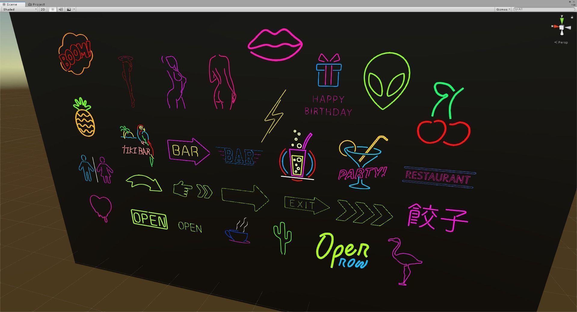 3D model Ultimate Neon Sign Pack 1 VR / AR / low-poly | CGTrader