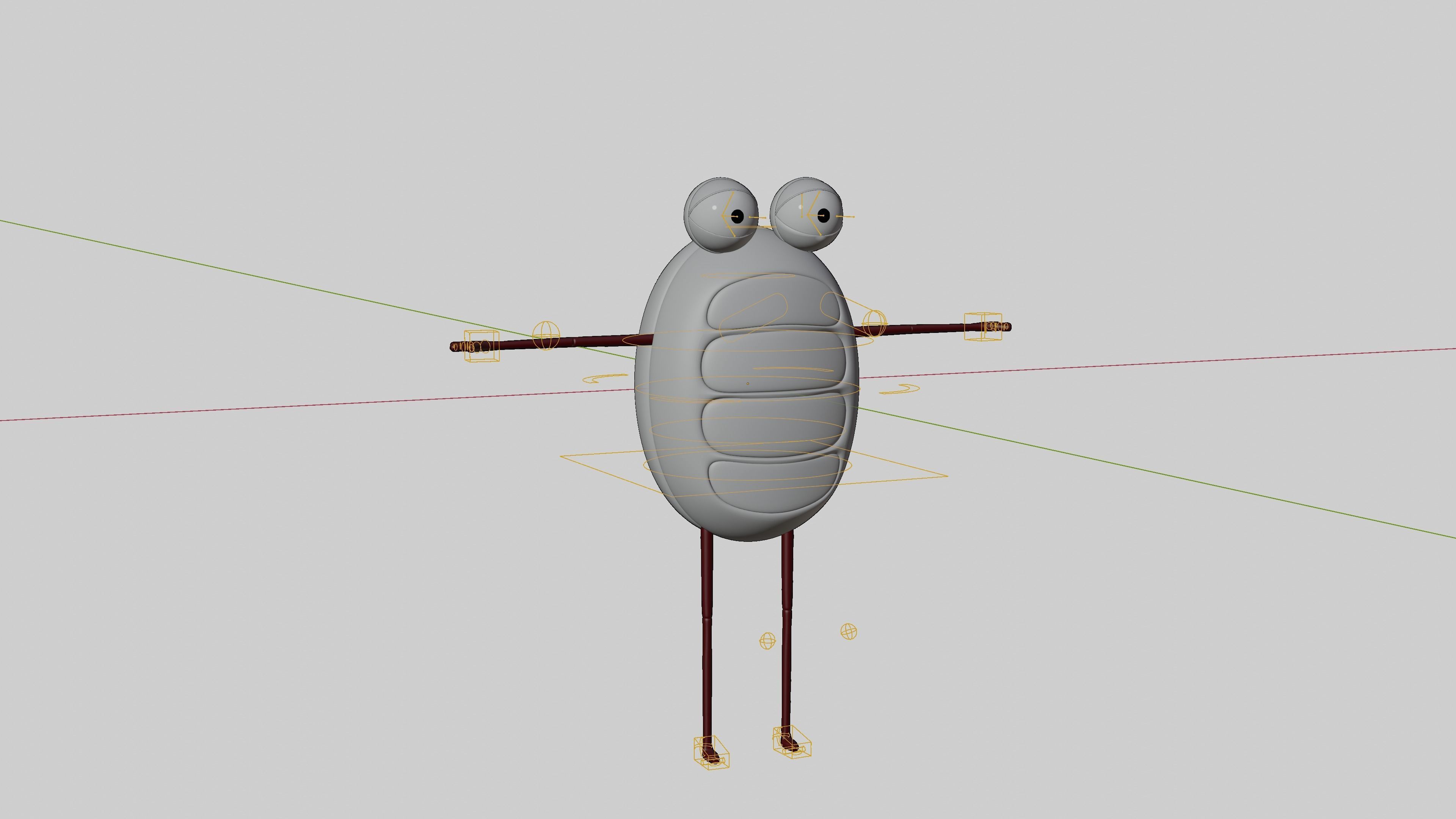 Rigged Cartoon Insect Bug 3D model rigged | CGTrader