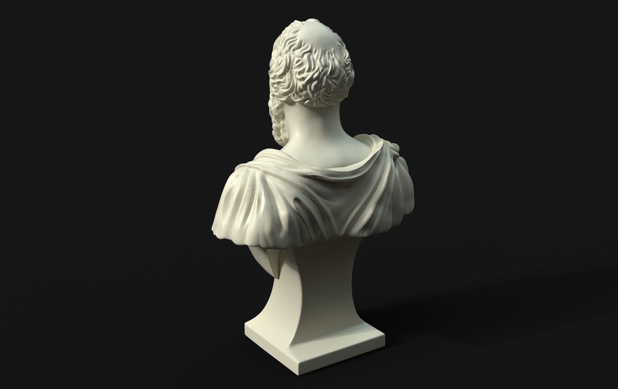 Socrates bust of man with beard 3D model 3D printable | CGTrader