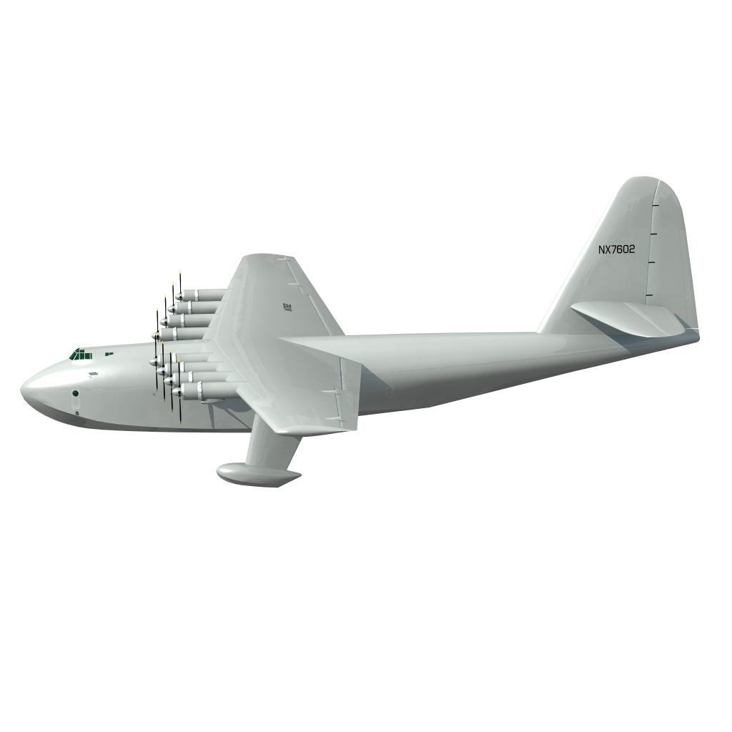 Hughes H4 Hercules Spruce Goose 3D model | CGTrader