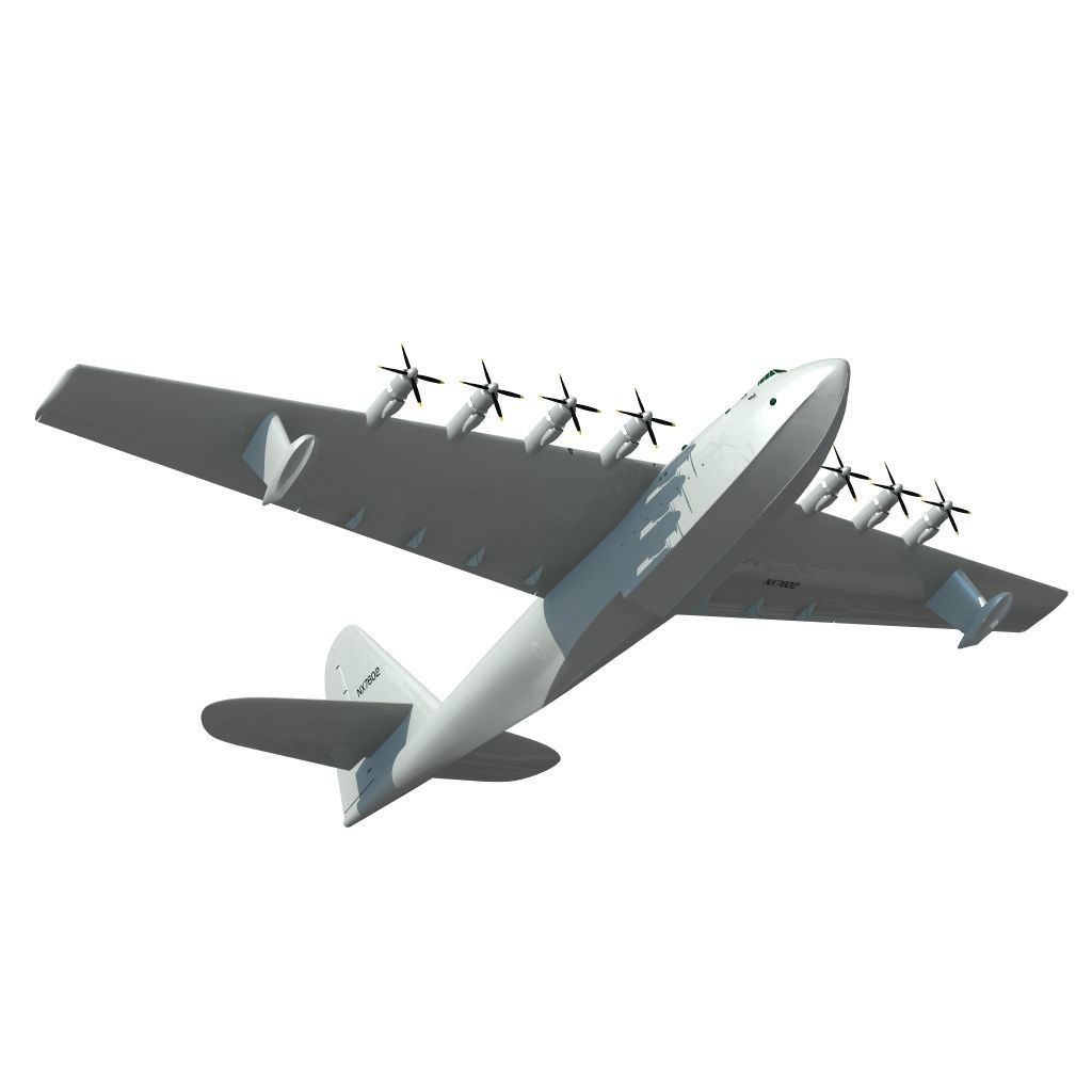Hughes H4 Hercules Spruce Goose 3D model | CGTrader