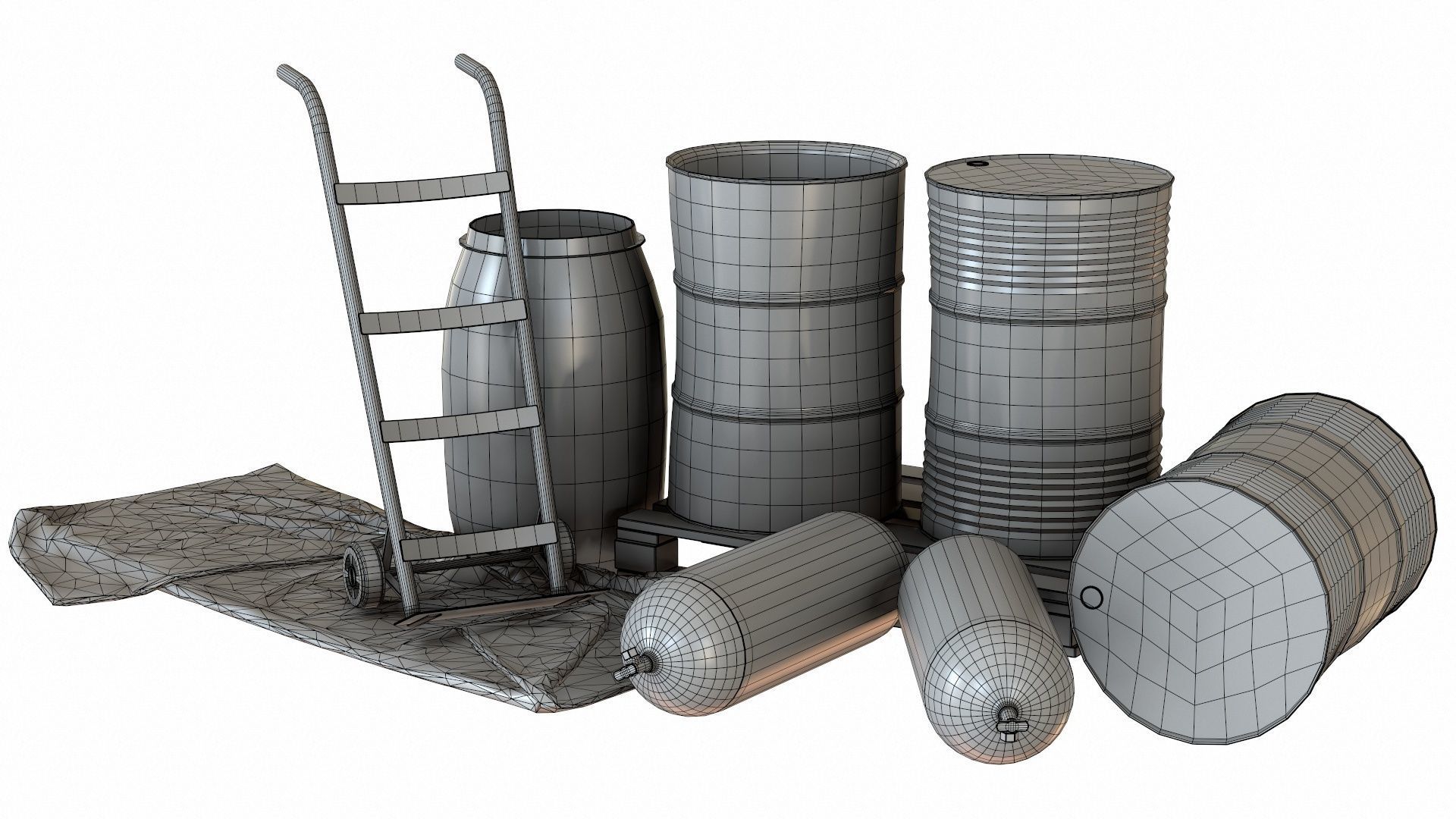 3D model Factory Objects VR / AR / low-poly | CGTrader