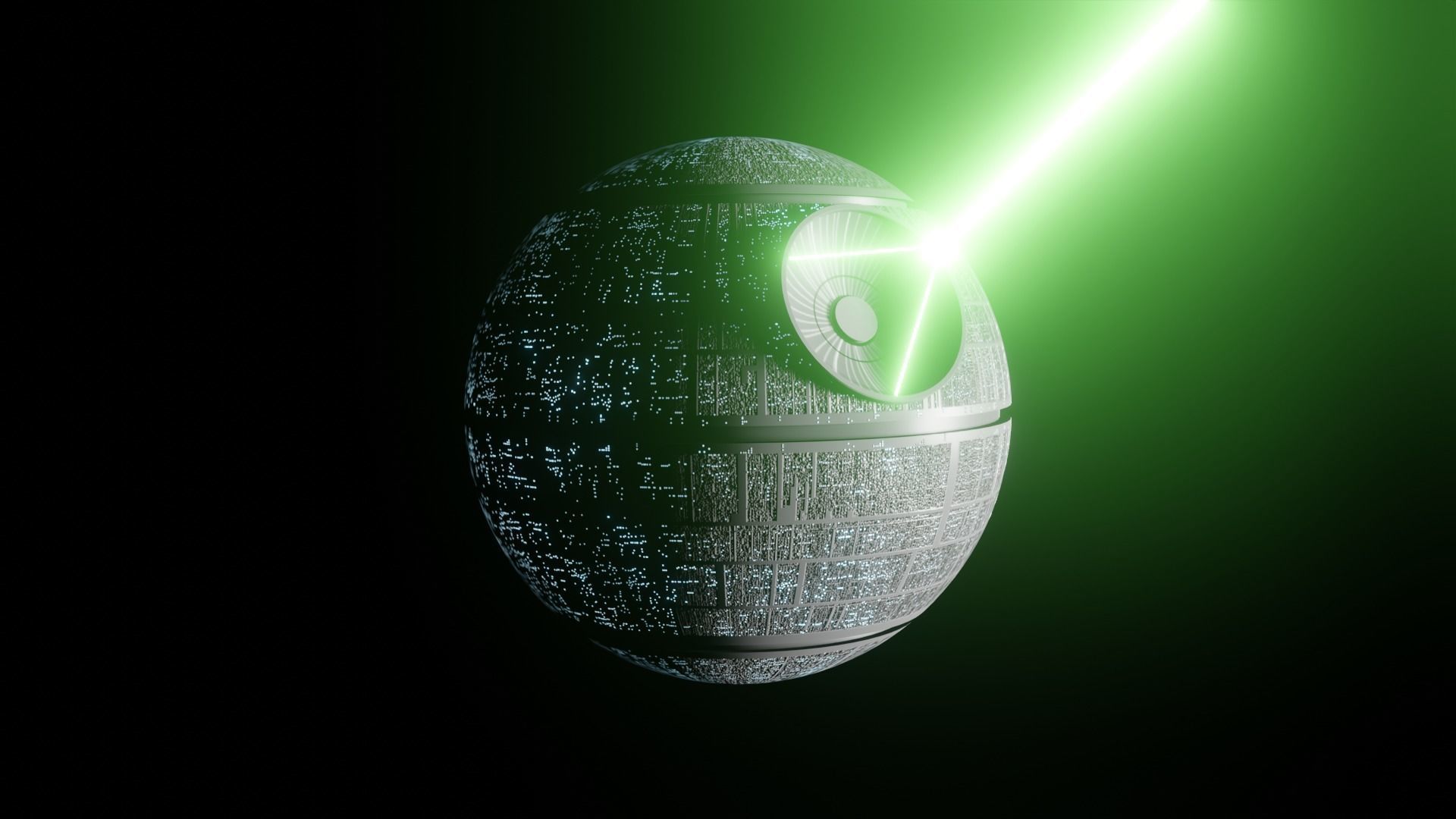 Death Star 3d model and laser canon free 3D model | CGTrader