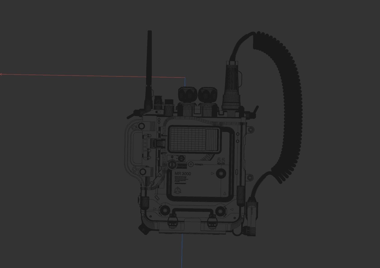 Cyberpunk pager 3D model | CGTrader