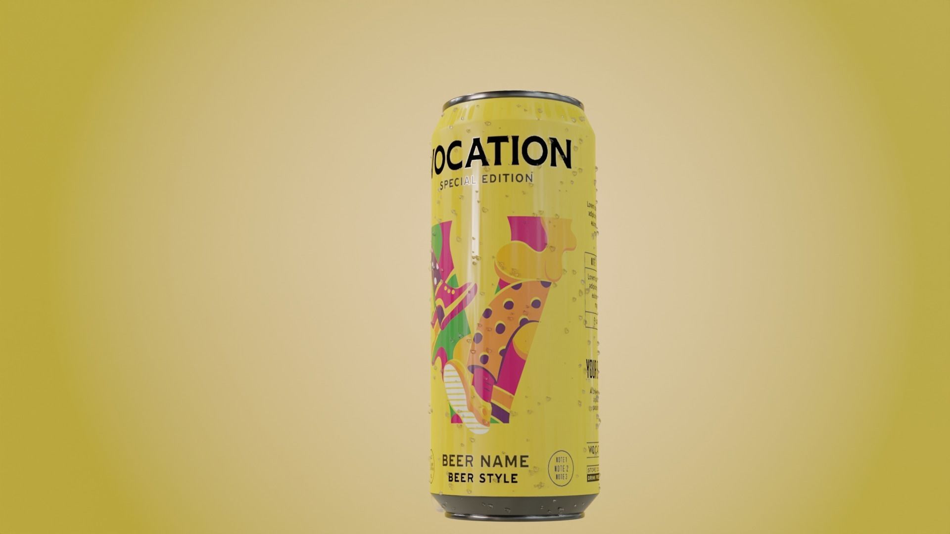 beer can free model free 3D model | CGTrader