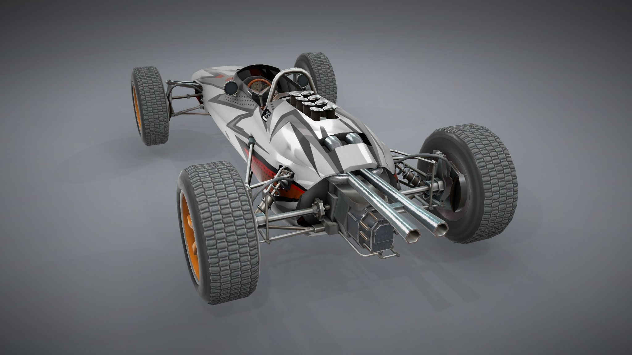 3D model F1 Racing Car Model 6 VR / AR / low-poly | CGTrader