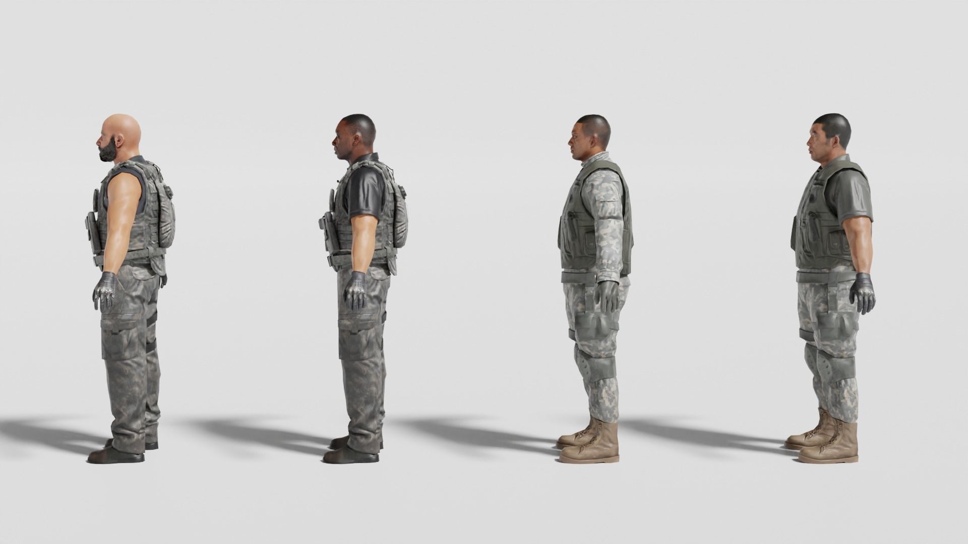 3D model Black Ops is a CIA unit military VR / AR / low-poly | CGTrader