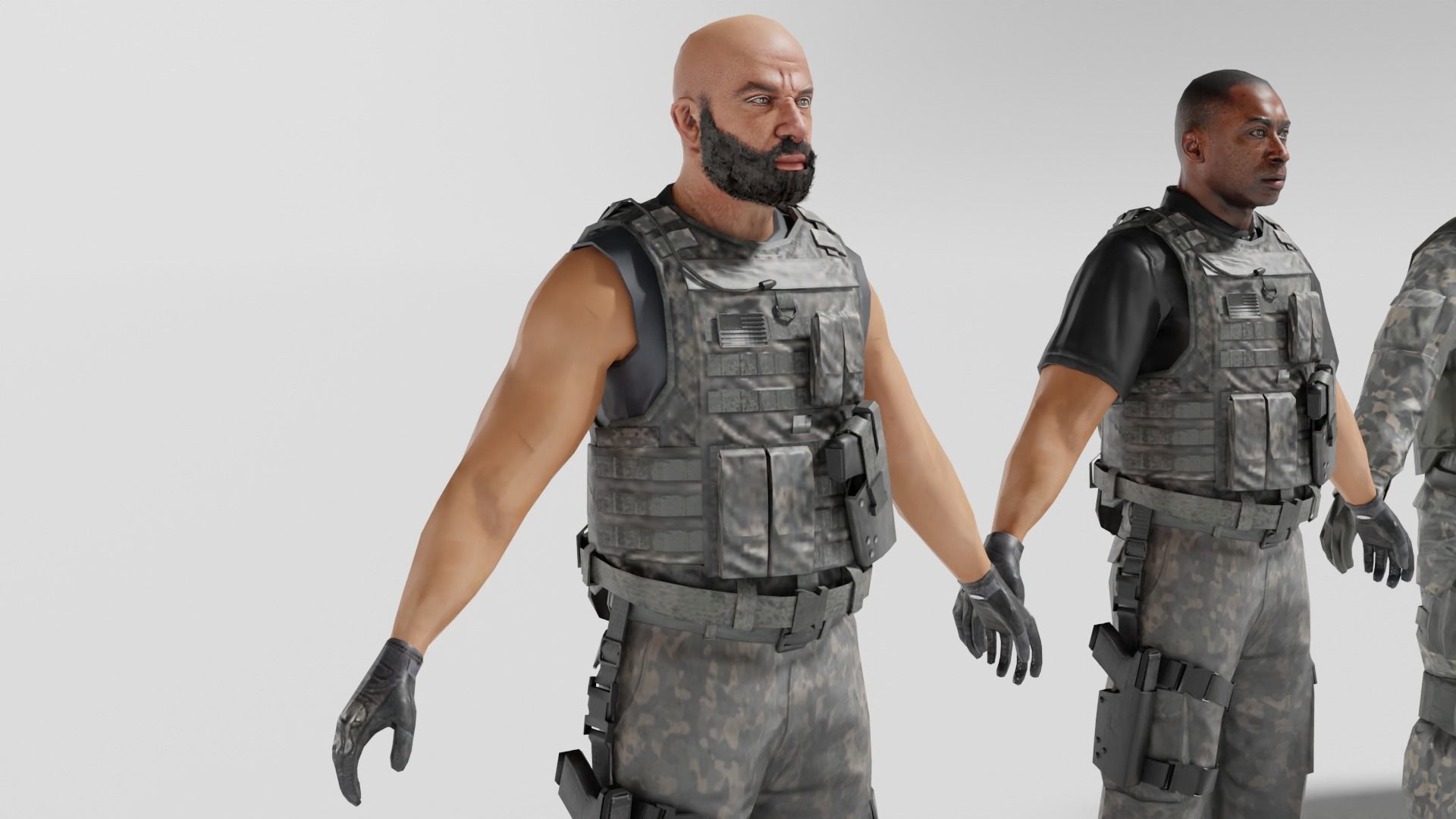 3D model Black Ops is a CIA unit military VR / AR / low-poly | CGTrader