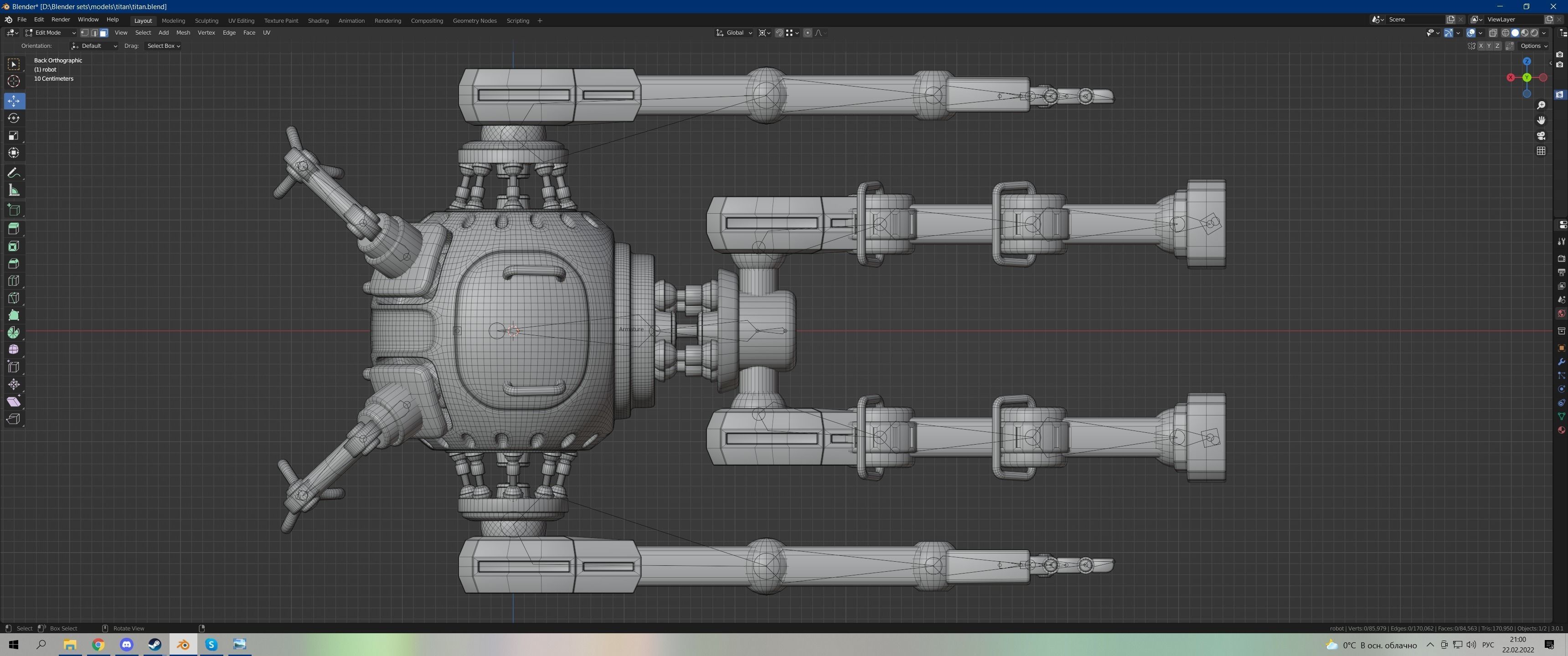 robo-titan 3D model rigged | CGTrader