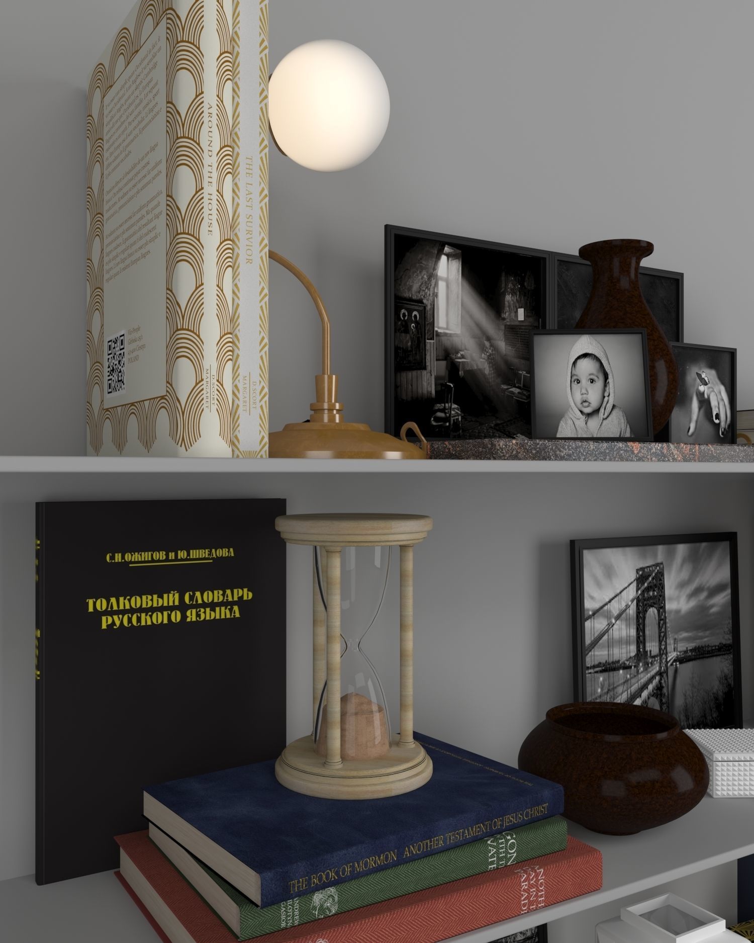 decoration set 01 free 3D model | CGTrader