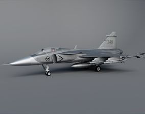 Animated Gripen 3D Models | CGTrader