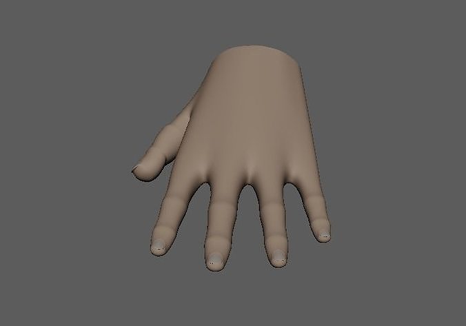 3D model Realistic Human Hand VR / AR / low-poly | CGTrader