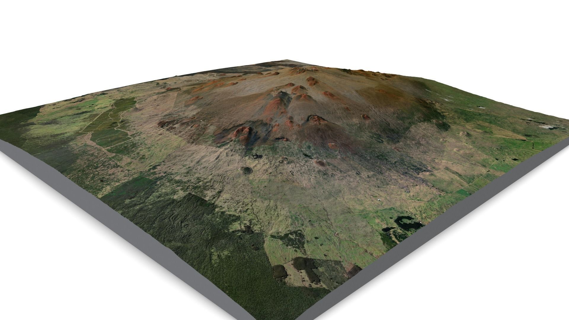Mountain landscape Mauna Kea Forest Reserve Hawaii 3D model | CGTrader