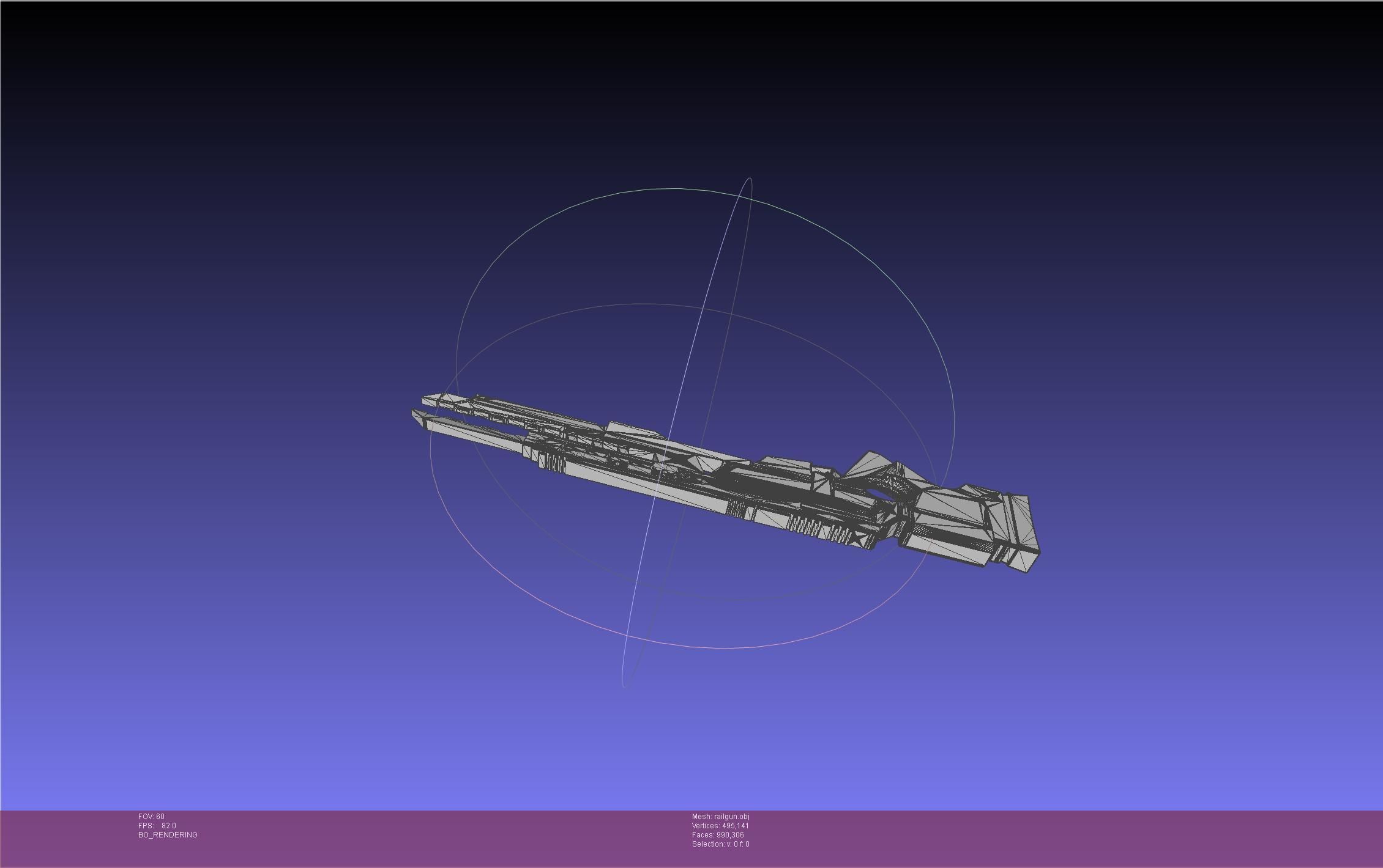 Murder Drones Uzi Railgun Basic Model 3D model | CGTrader