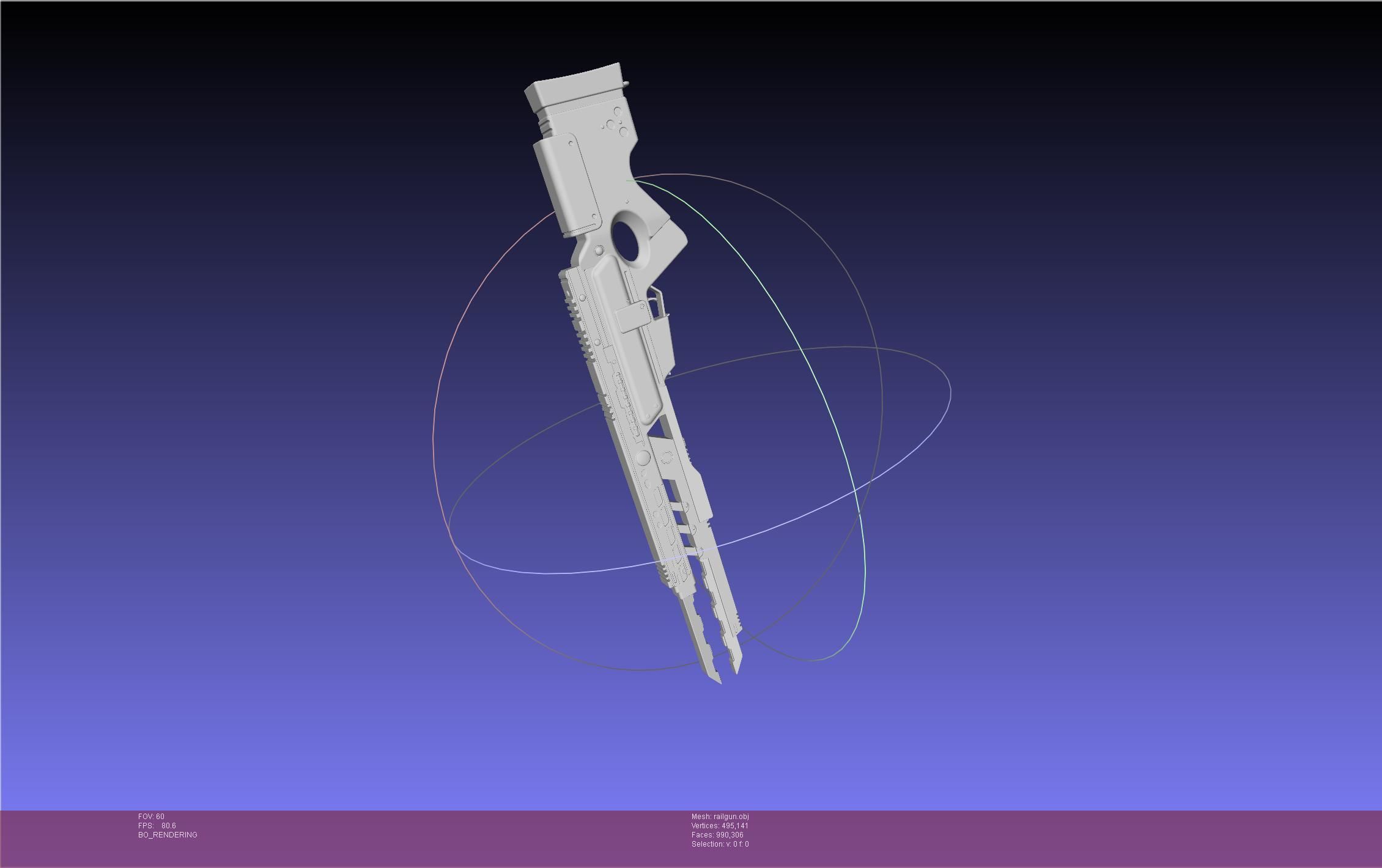 Murder Drones Uzi Railgun Basic Model 3D model | CGTrader