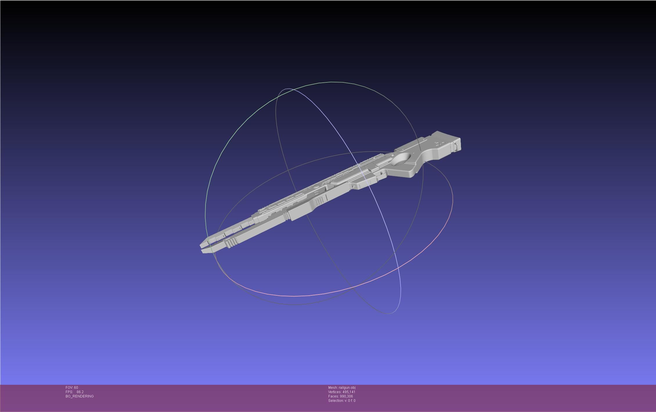 Murder Drones Uzi Railgun Basic Model 3D model | CGTrader