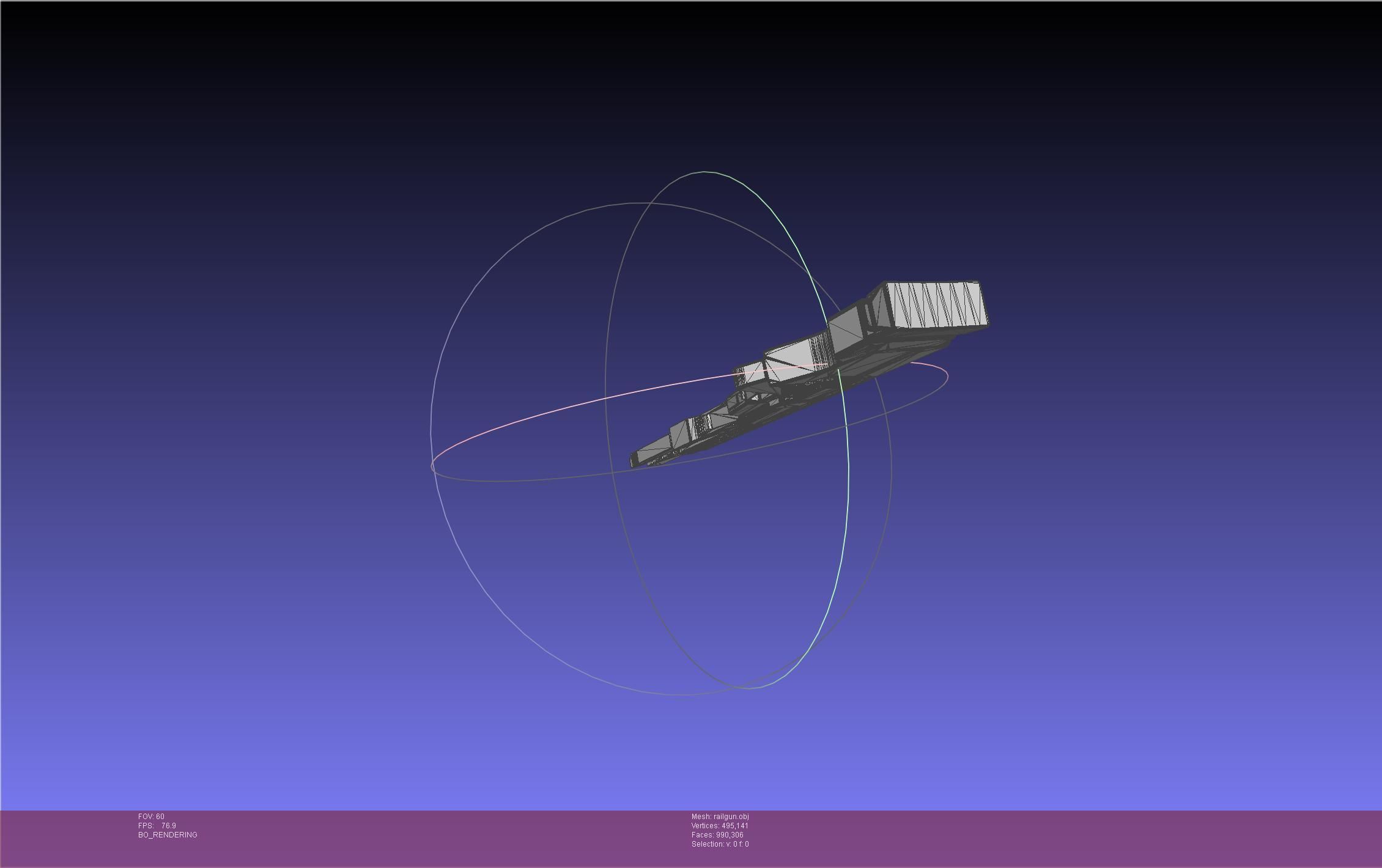 Murder Drones Uzi Railgun Basic Model 3D model | CGTrader