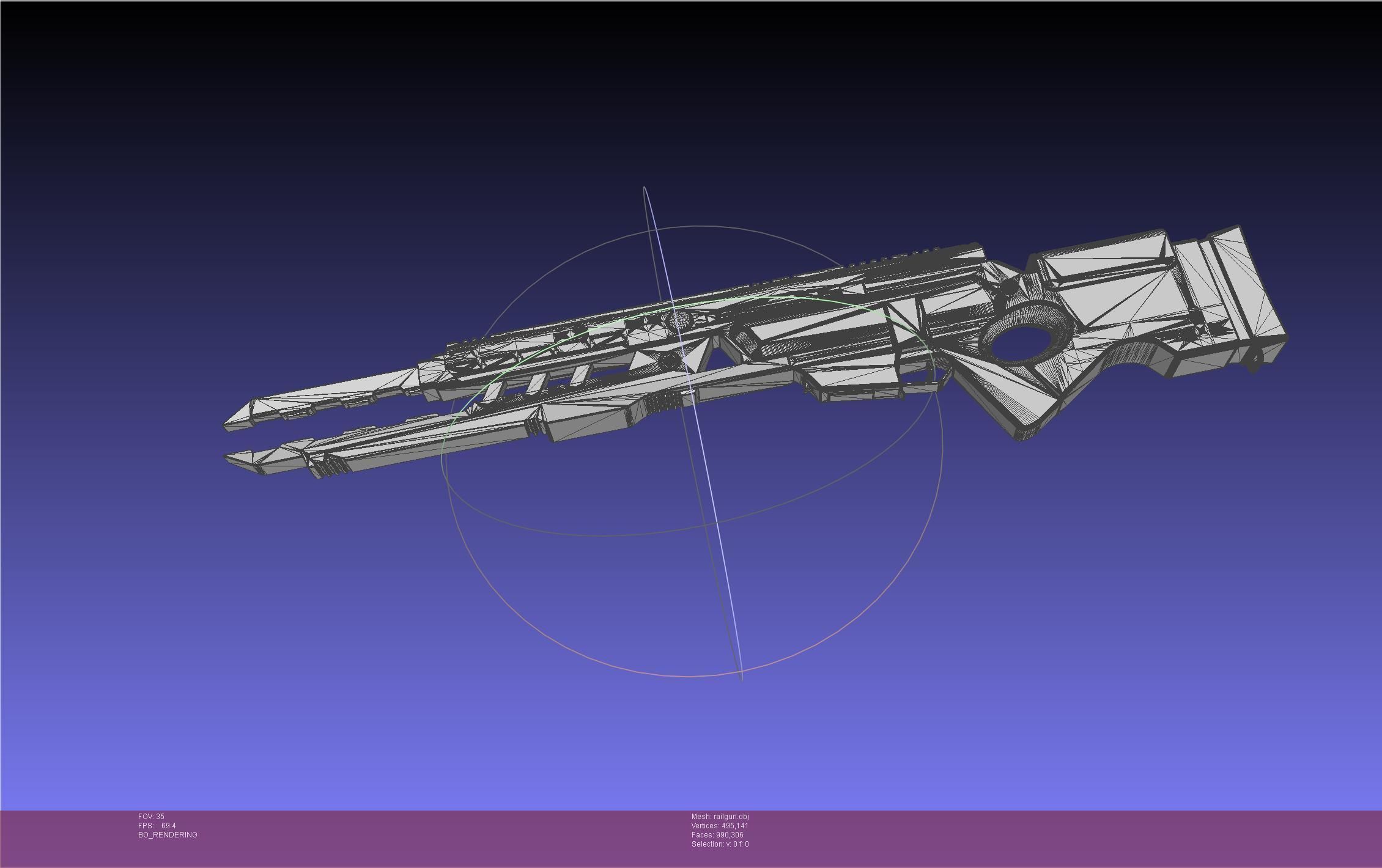 Murder Drones Uzi Railgun Basic Model 3D model | CGTrader
