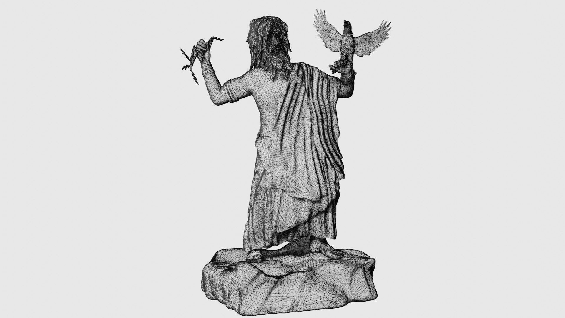 Statue Zeus 3D model | CGTrader