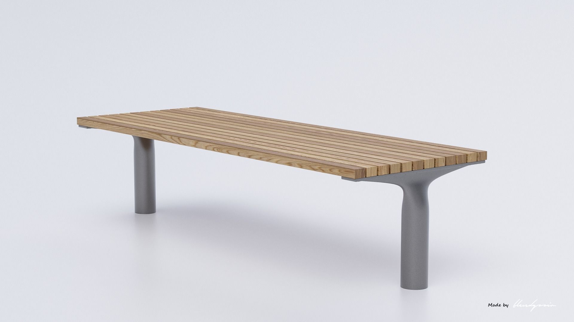 PARK MODERN BENCH MMCITE VLTAU 3D model | CGTrader
