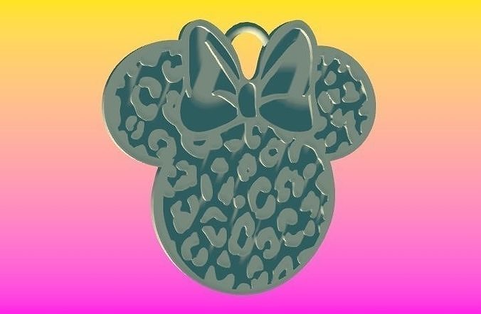 Minnie mouse animal print 3D model 3D printable | CGTrader