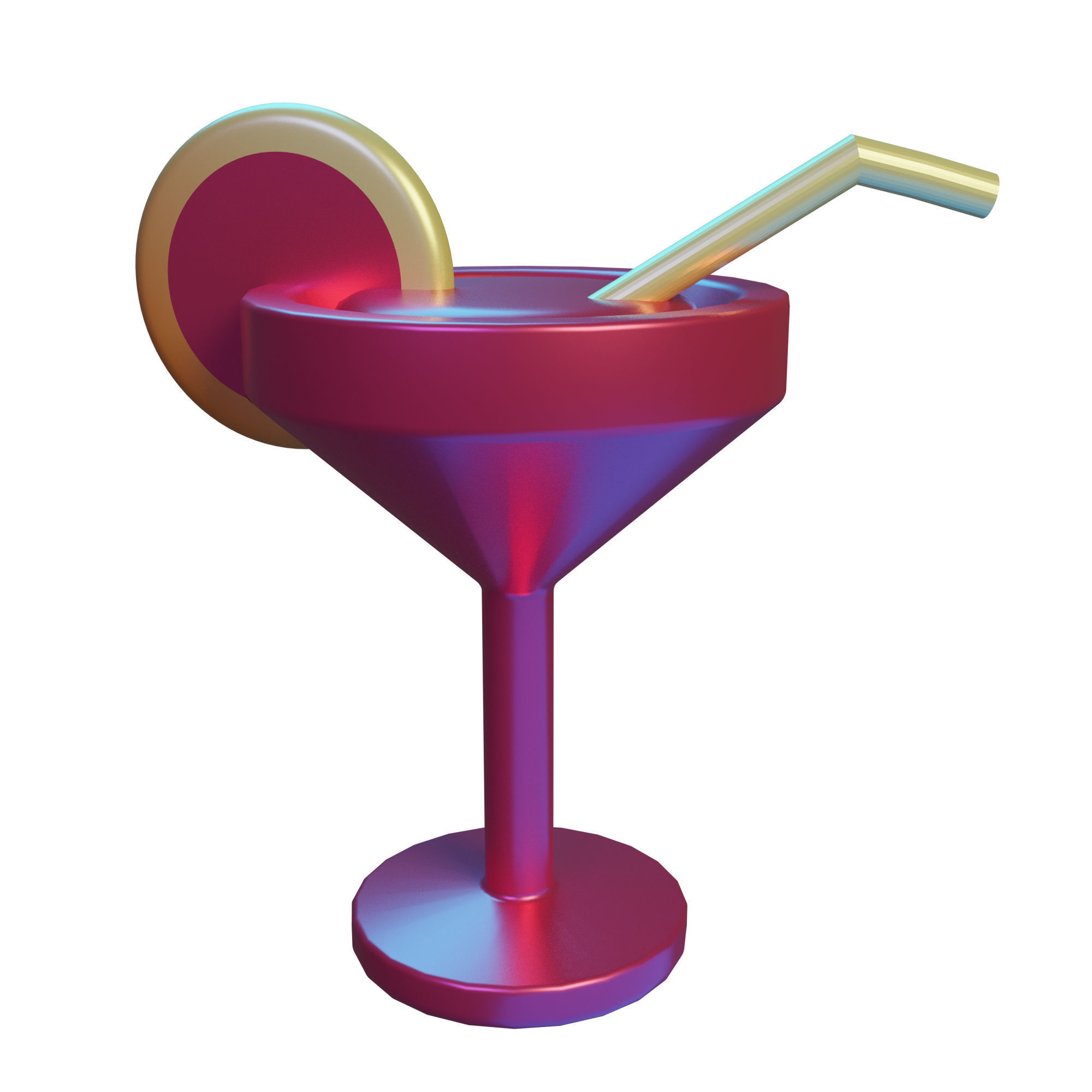 3D model Cocktail 3D Models VR / AR / low-poly | CGTrader