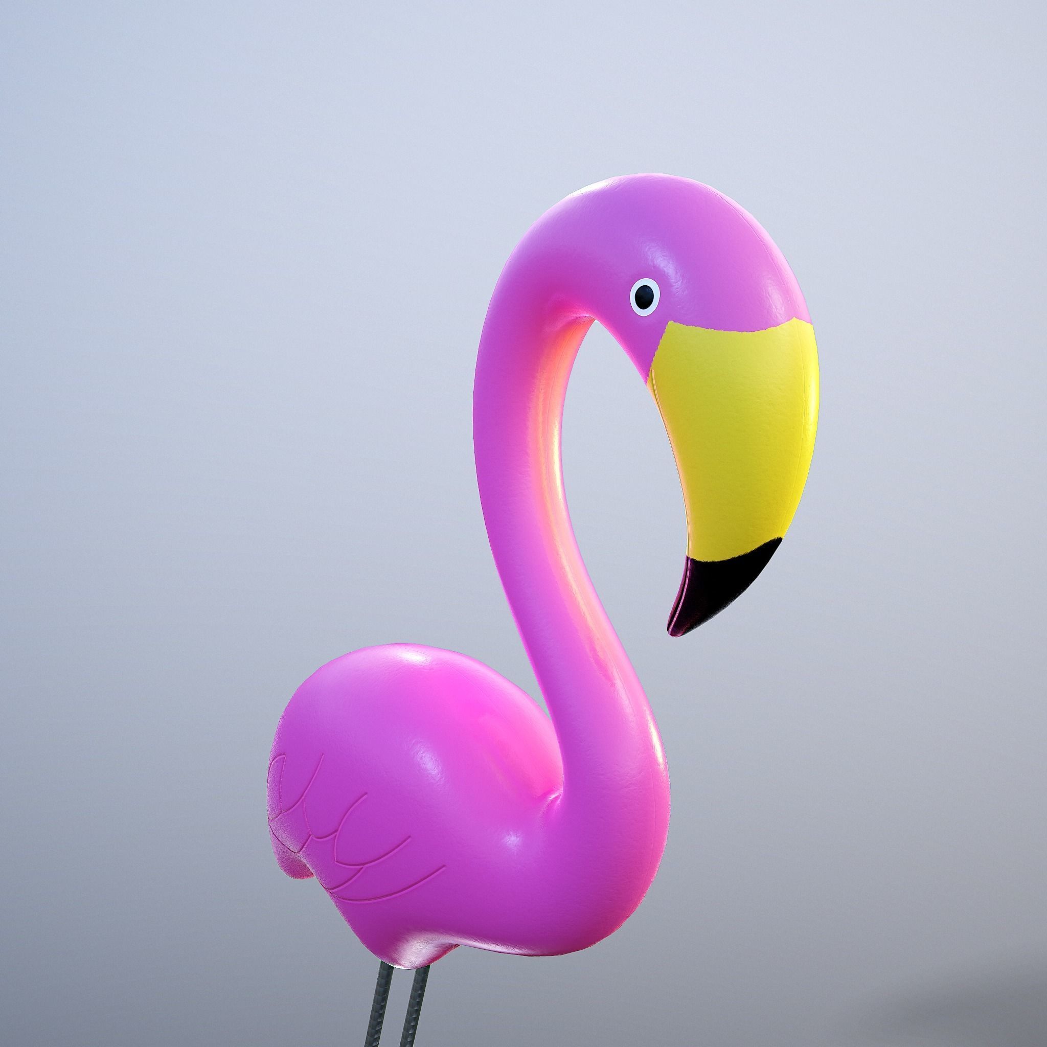 3D model Garden Flamingo VR / AR / low-poly | CGTrader
