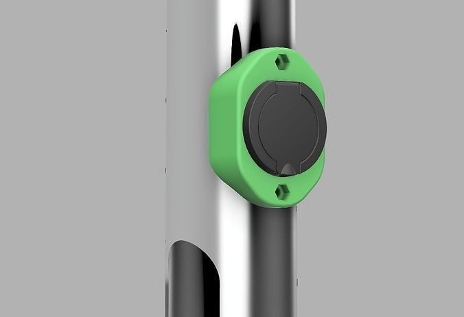 Type2 Connector Adapter 3D model 3D printable | CGTrader