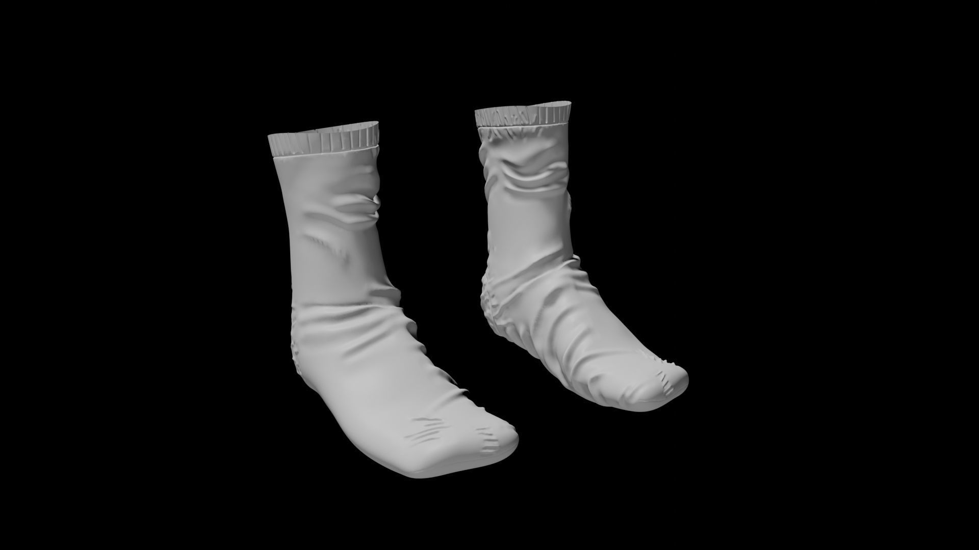 3D model Socks Pair VR / AR / low-poly | CGTrader
