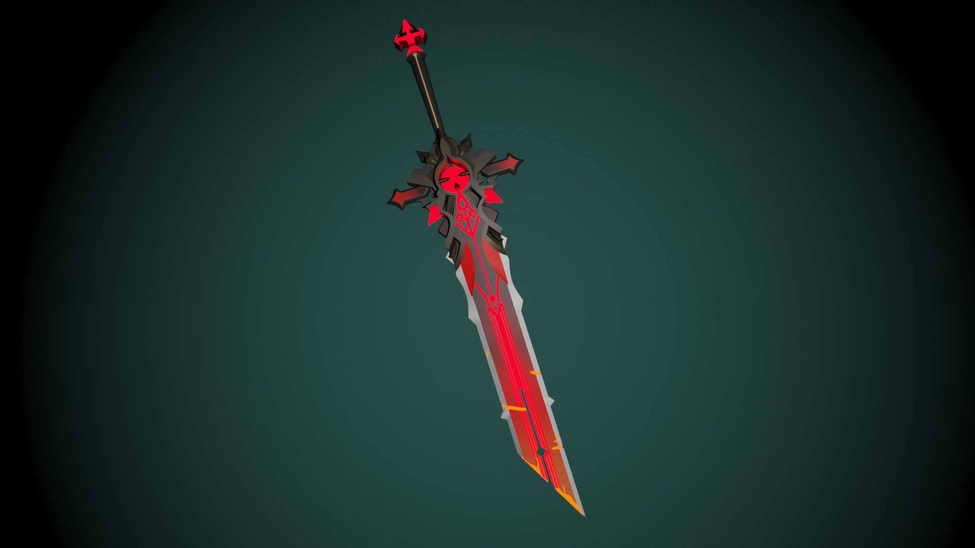 Wolf s Gravestone Genshin Impact 3D model 3D printable | CGTrader