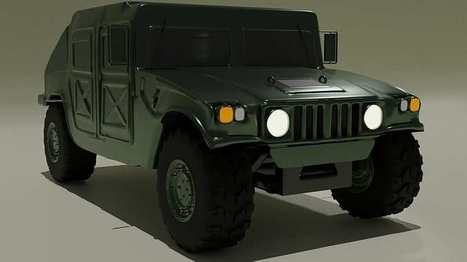Humvee free 3D model | CGTrader