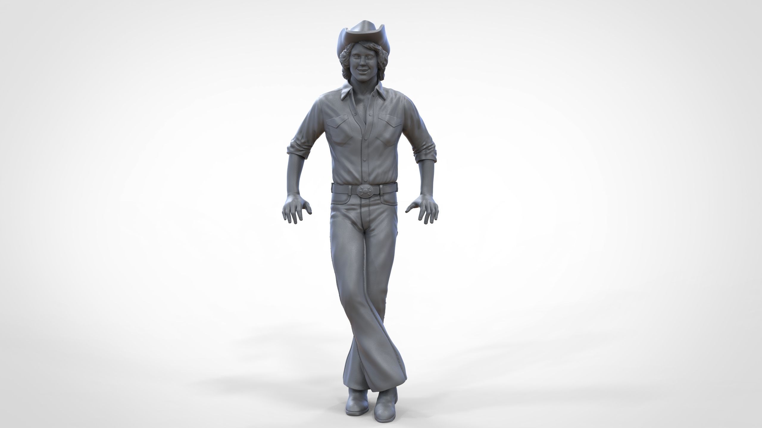 N1 Bo Duke The dukes of Hazzard 3D model 3D printable | CGTrader