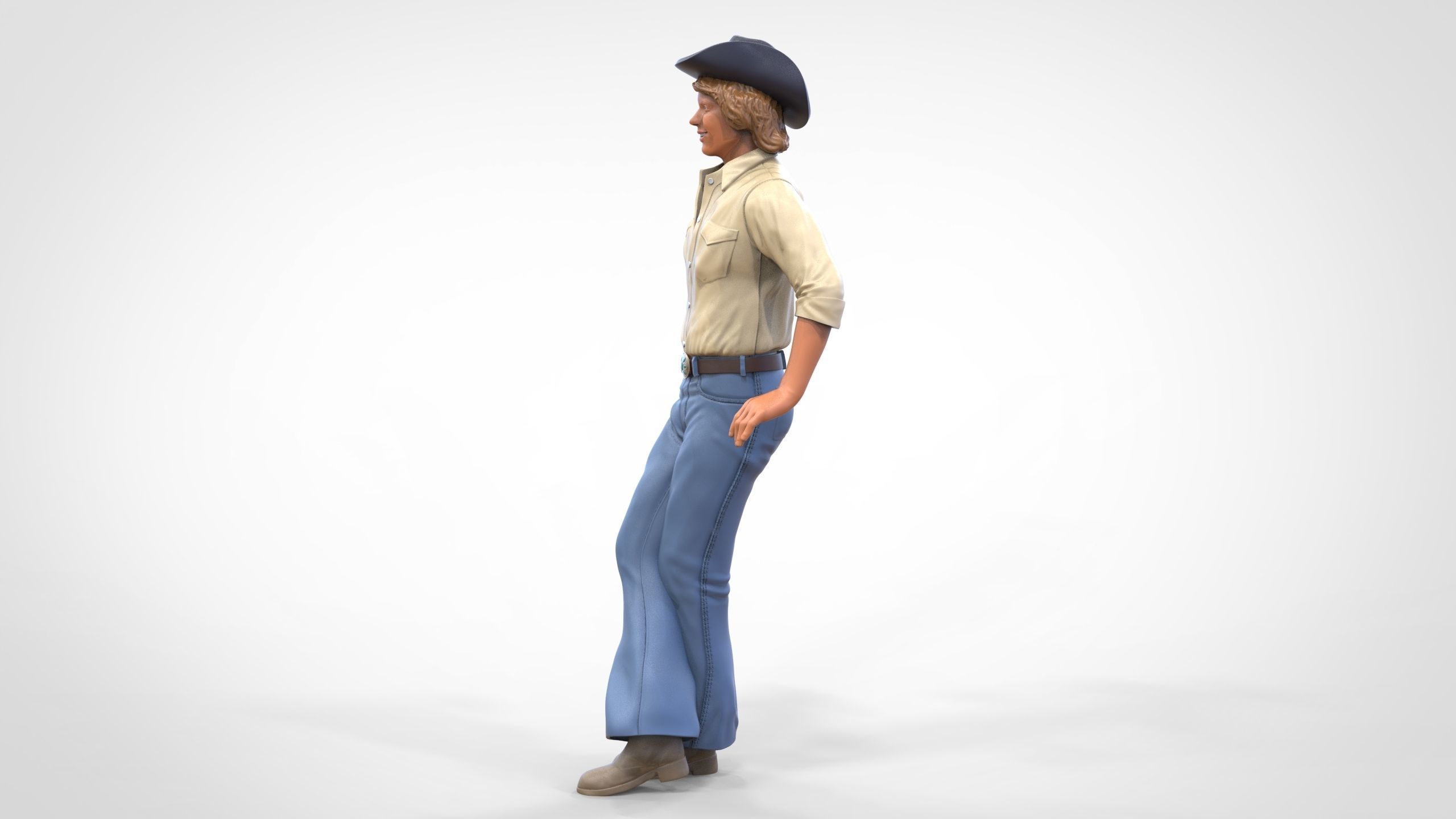 N1 Bo Duke The dukes of Hazzard 3D model 3D printable | CGTrader