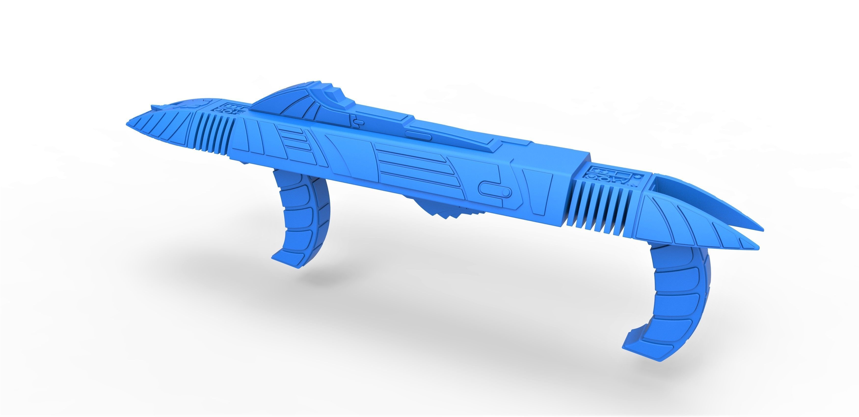 Cardassian phaser rifle from Star Trek Deep Space Nine 3D model 3D ...