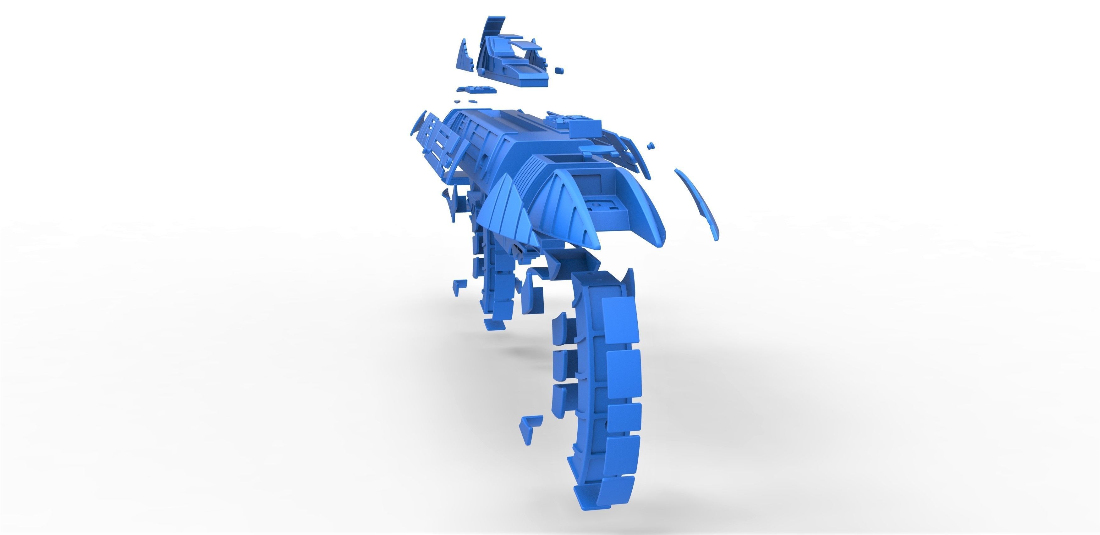 Cardassian phaser rifle from Star Trek Deep Space Nine 3D model 3D ...