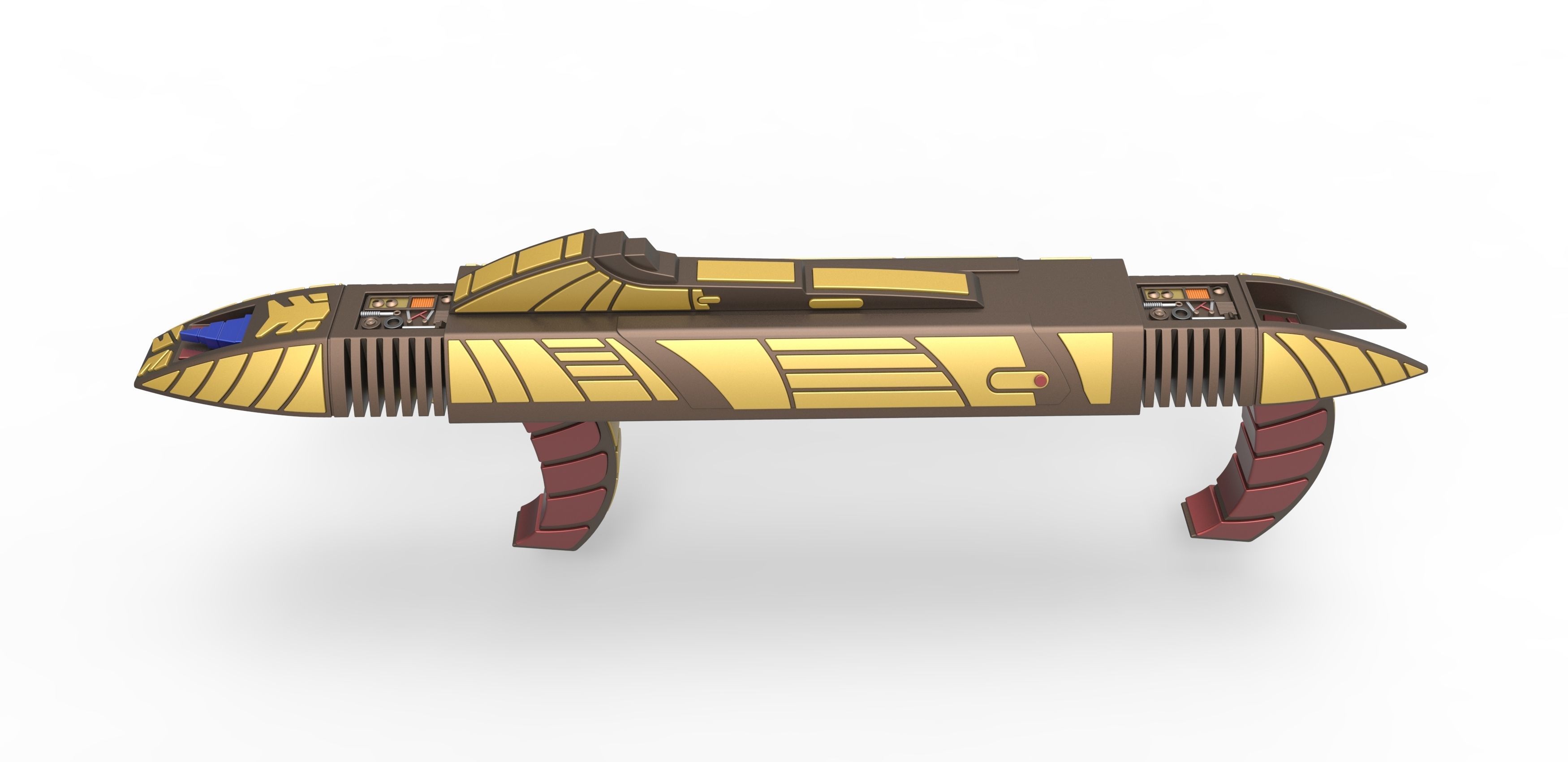 Cardassian phaser rifle from Star Trek Deep Space Nine 3D model 3D ...