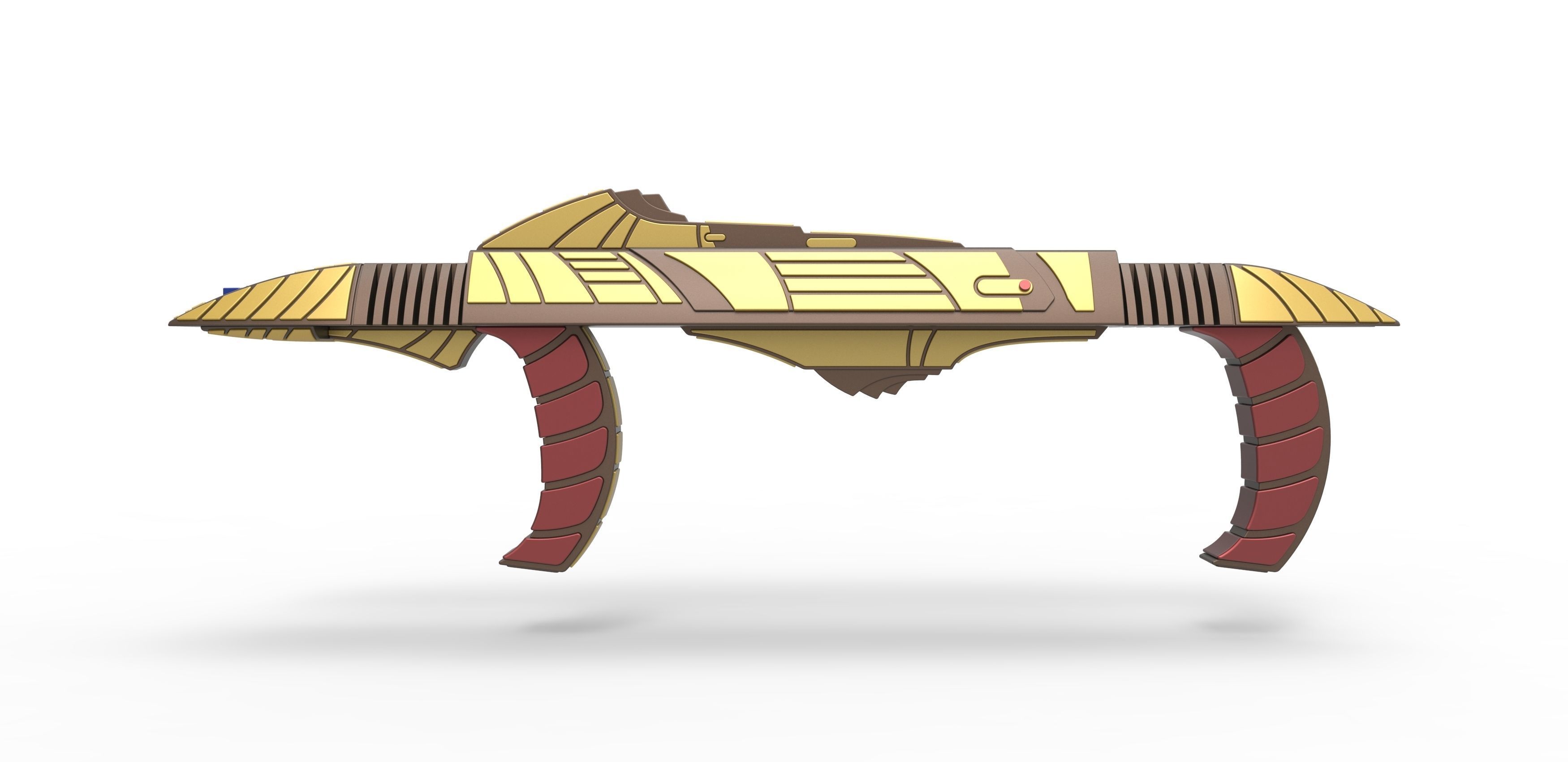 Cardassian phaser rifle from Star Trek Deep Space Nine 3D model 3D ...