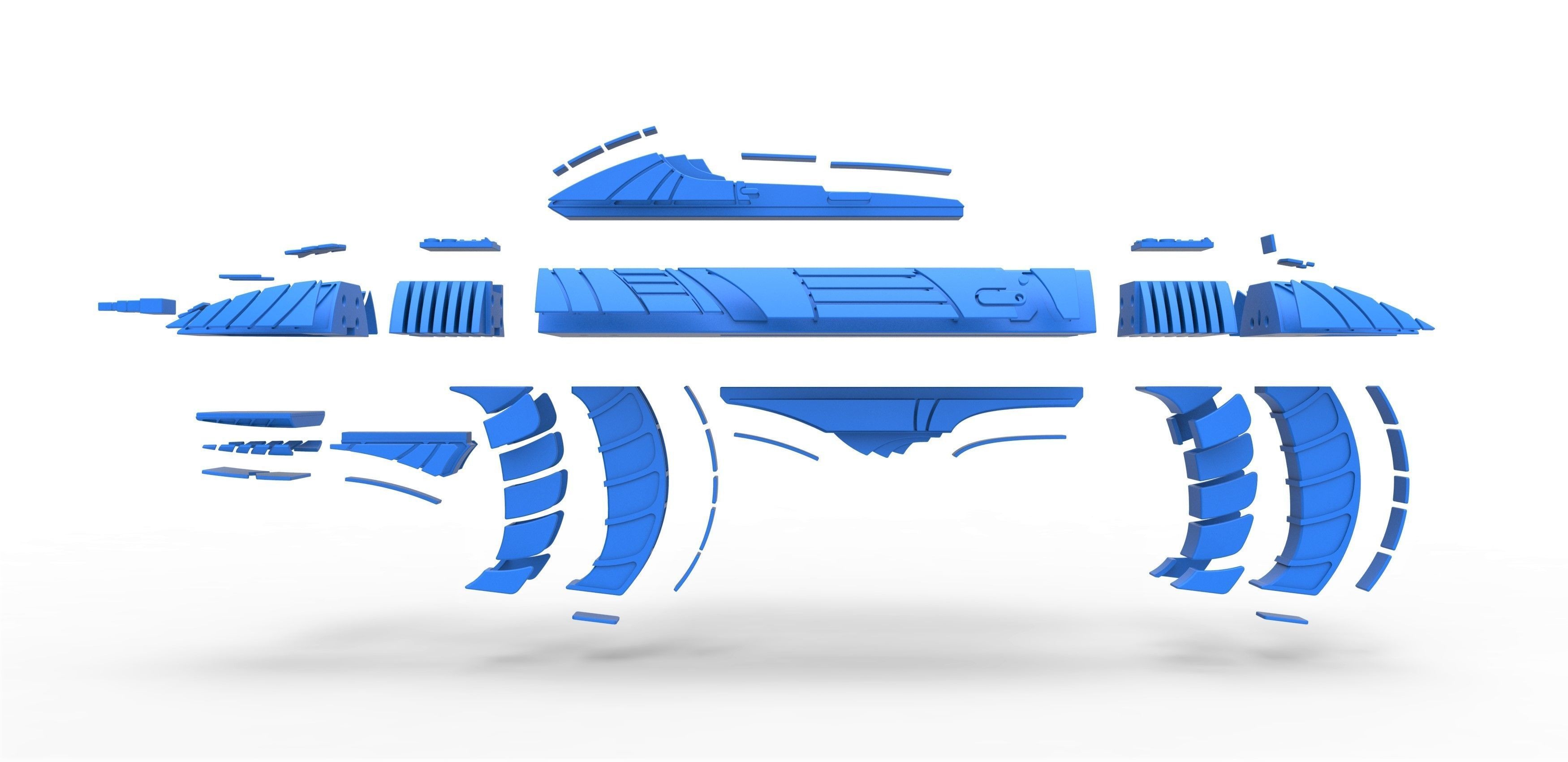 Cardassian phaser rifle from Star Trek Deep Space Nine 3D model 3D ...