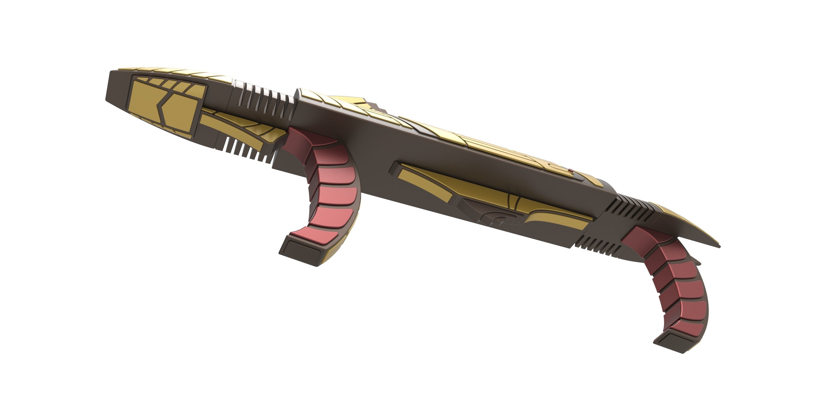 Cardassian phaser rifle from Star Trek Deep Space Nine 3D model 3D ...