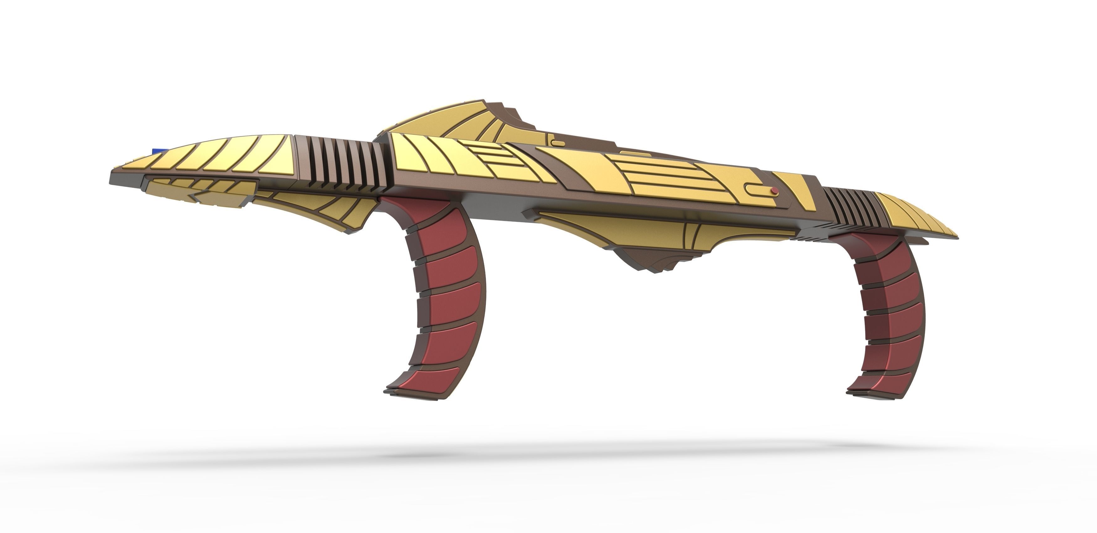Cardassian phaser rifle from Star Trek Deep Space Nine 3D model 3D ...