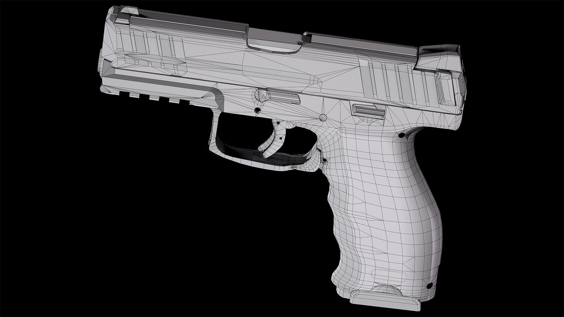 3D model Handgun Heckler Koch VP9 VR / AR / low-poly | CGTrader