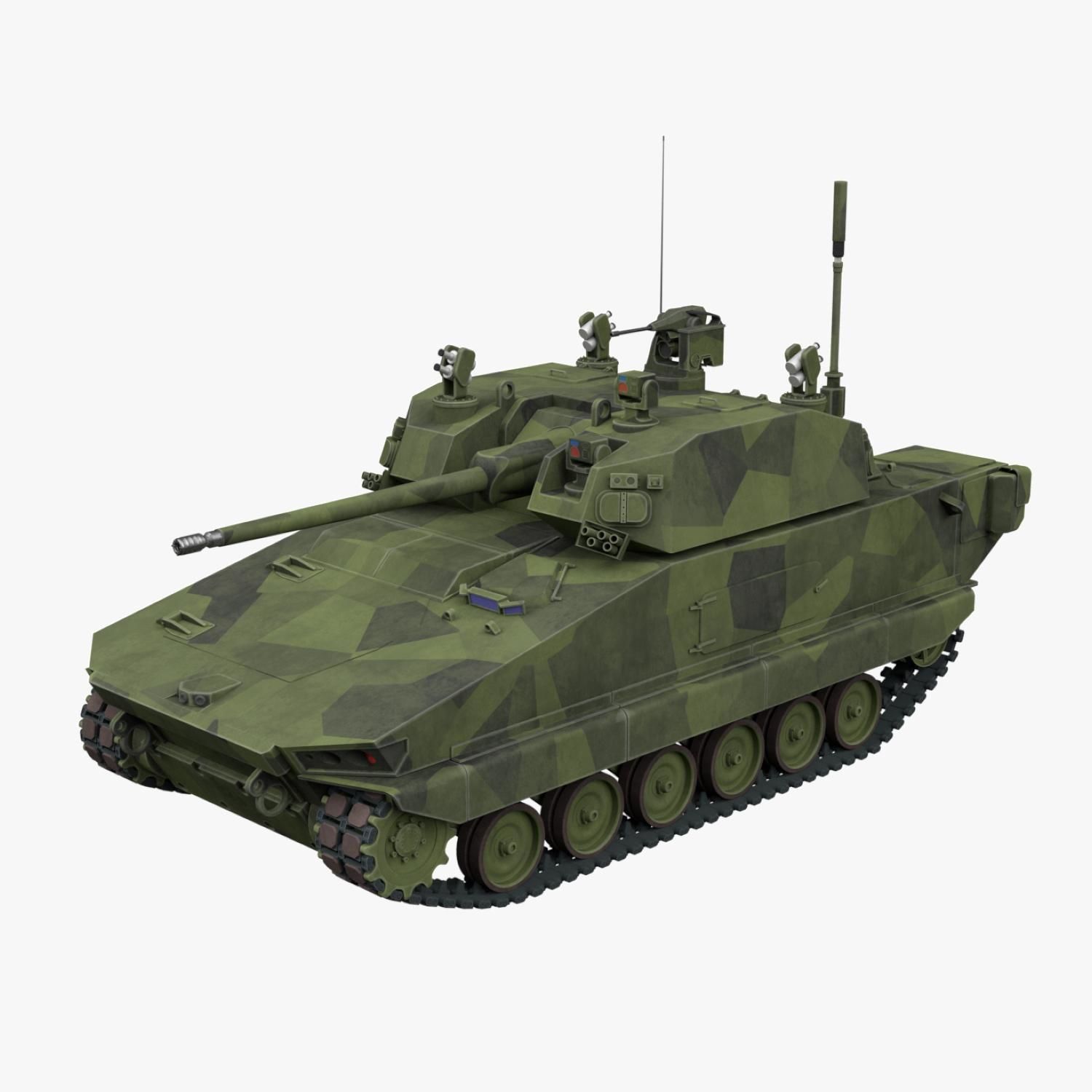 General Dynamics Griffin3 50mm Gun 3D model | CGTrader