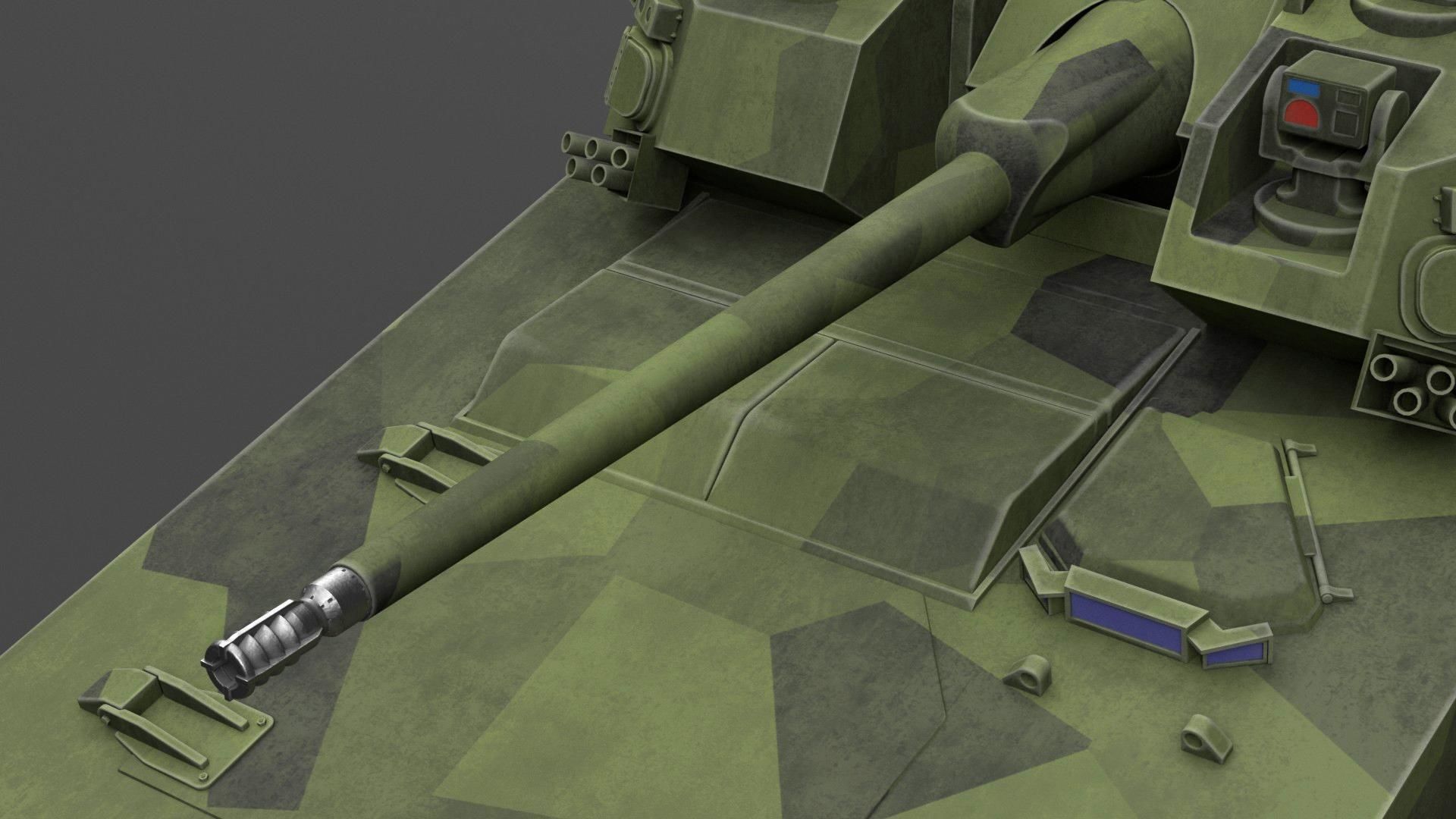 General Dynamics Griffin3 50mm Gun 3D model | CGTrader