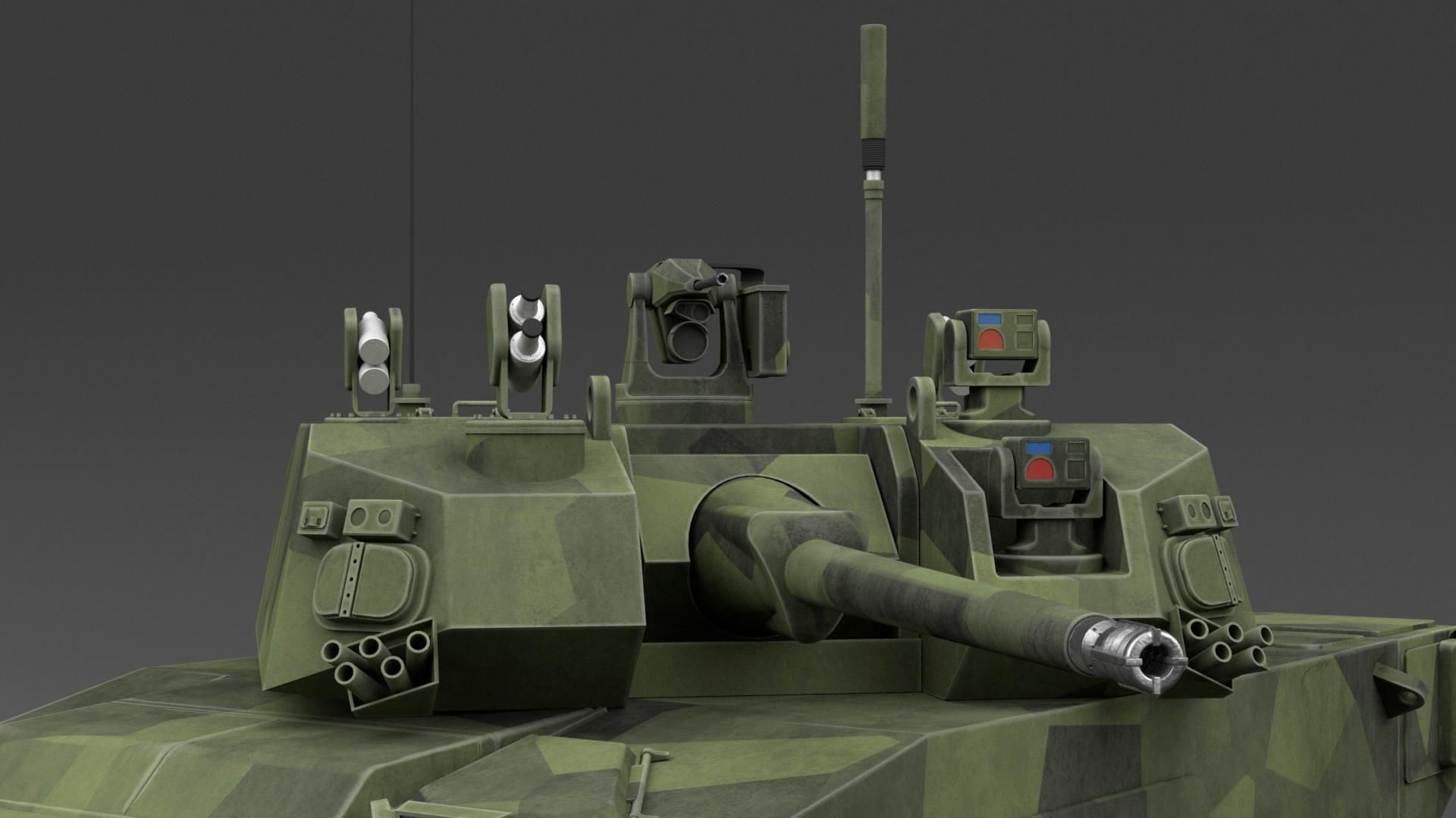 General Dynamics Griffin3 50mm Gun 3D model | CGTrader