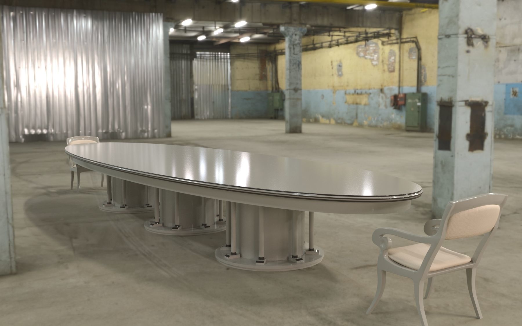 Putins table 3D model | CGTrader