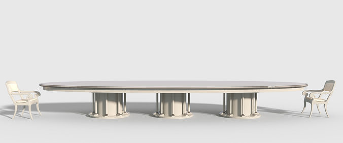 Putins table 3D model | CGTrader