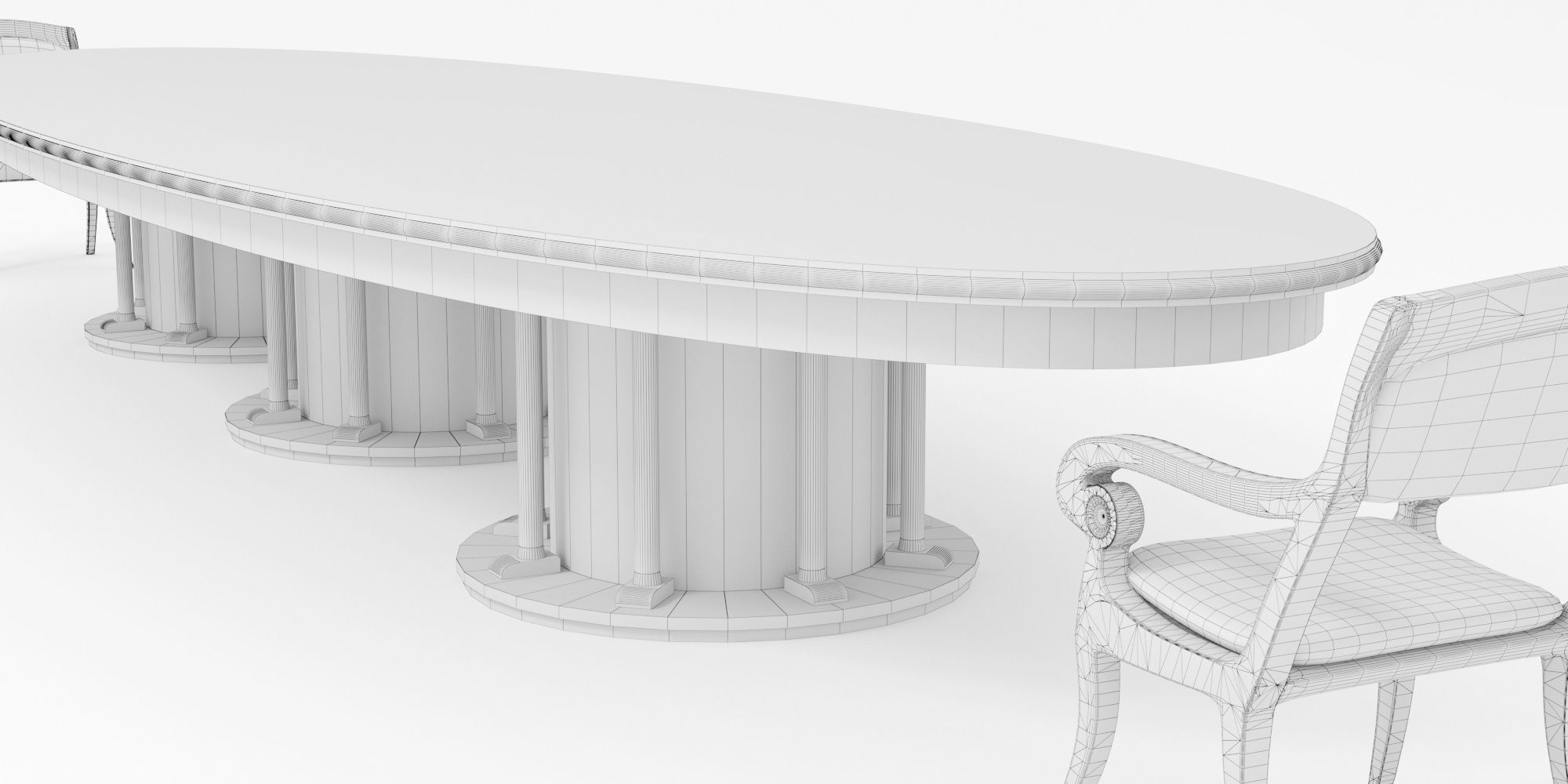 Putins table 3D model | CGTrader