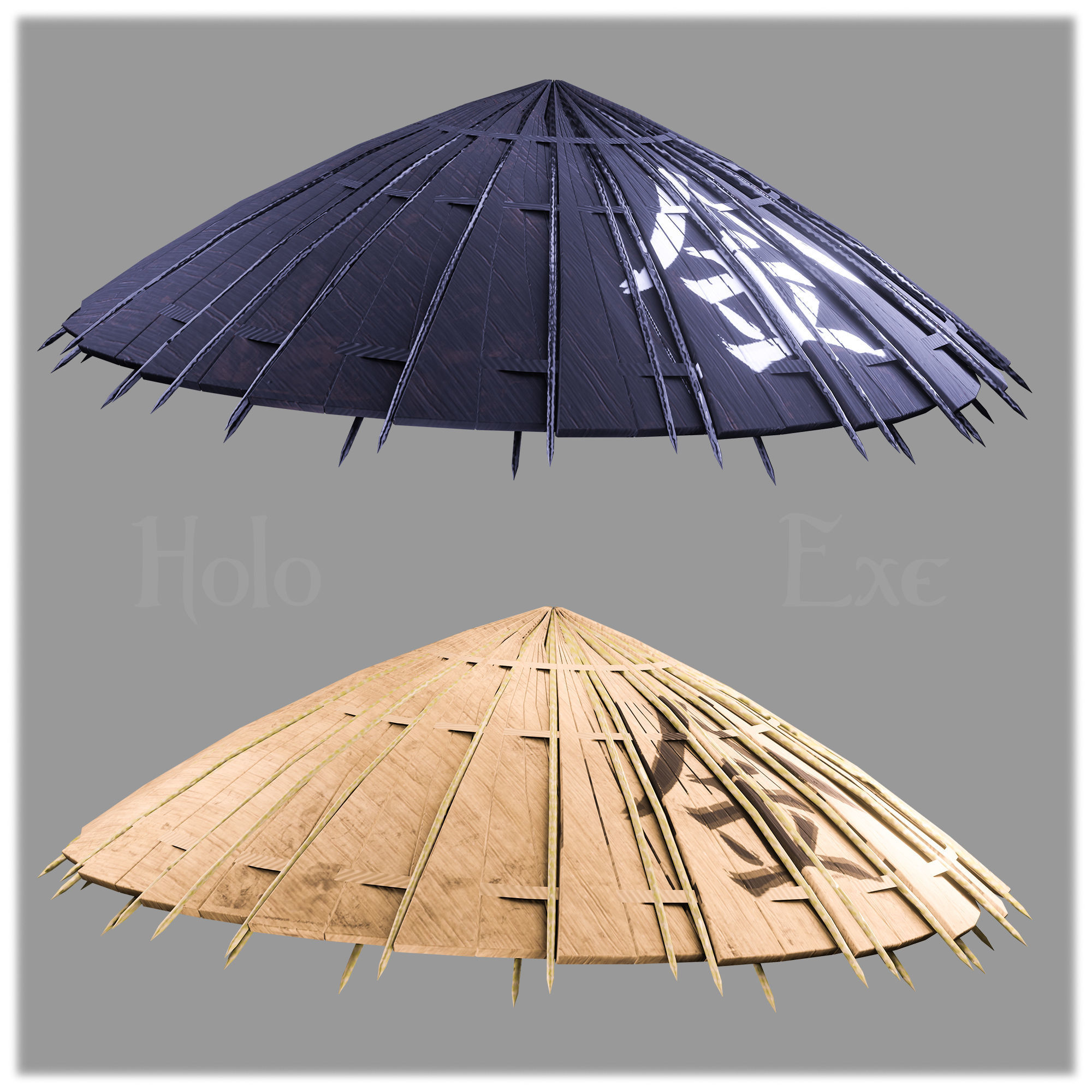 3D model Straw Hat VR / AR / low-poly | CGTrader