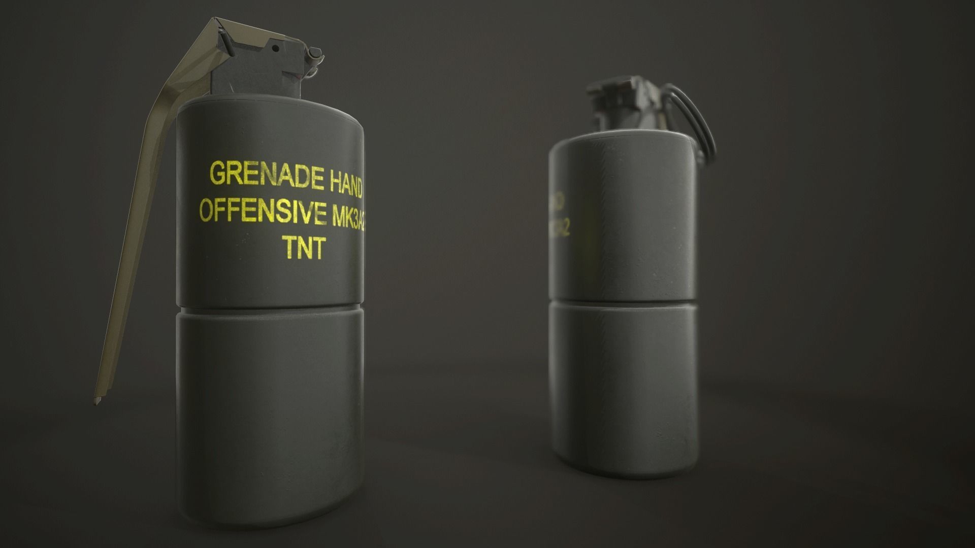 3D model MK3A2 Grenade VR / AR / low-poly | CGTrader