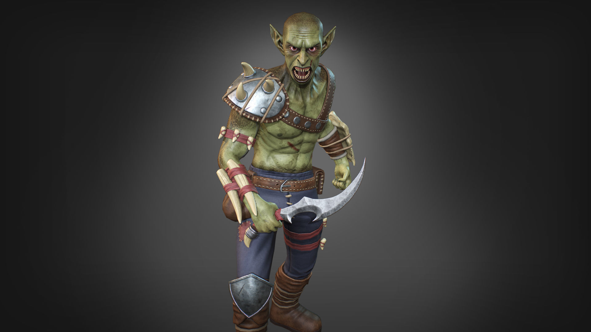 3D model Orc Goblin Assasin 04 VR / AR / low-poly rigged | CGTrader